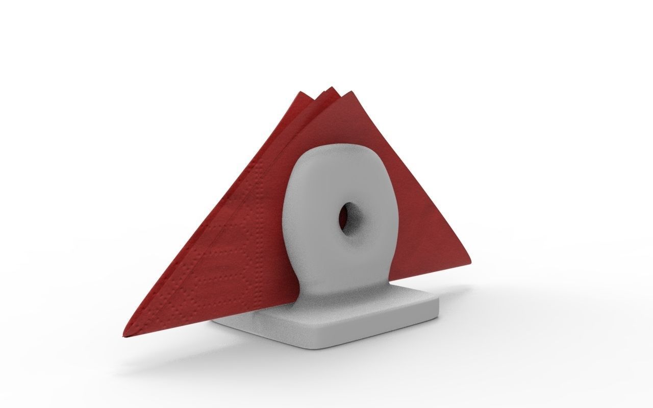 Paper handkerchief stand free 3D model | CGTrader