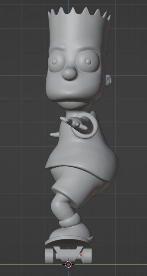 Bart Simpson 3D model 3D printable | CGTrader