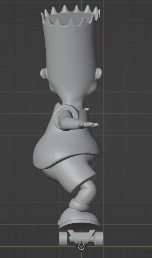 Bart Simpson 3D model 3D printable | CGTrader