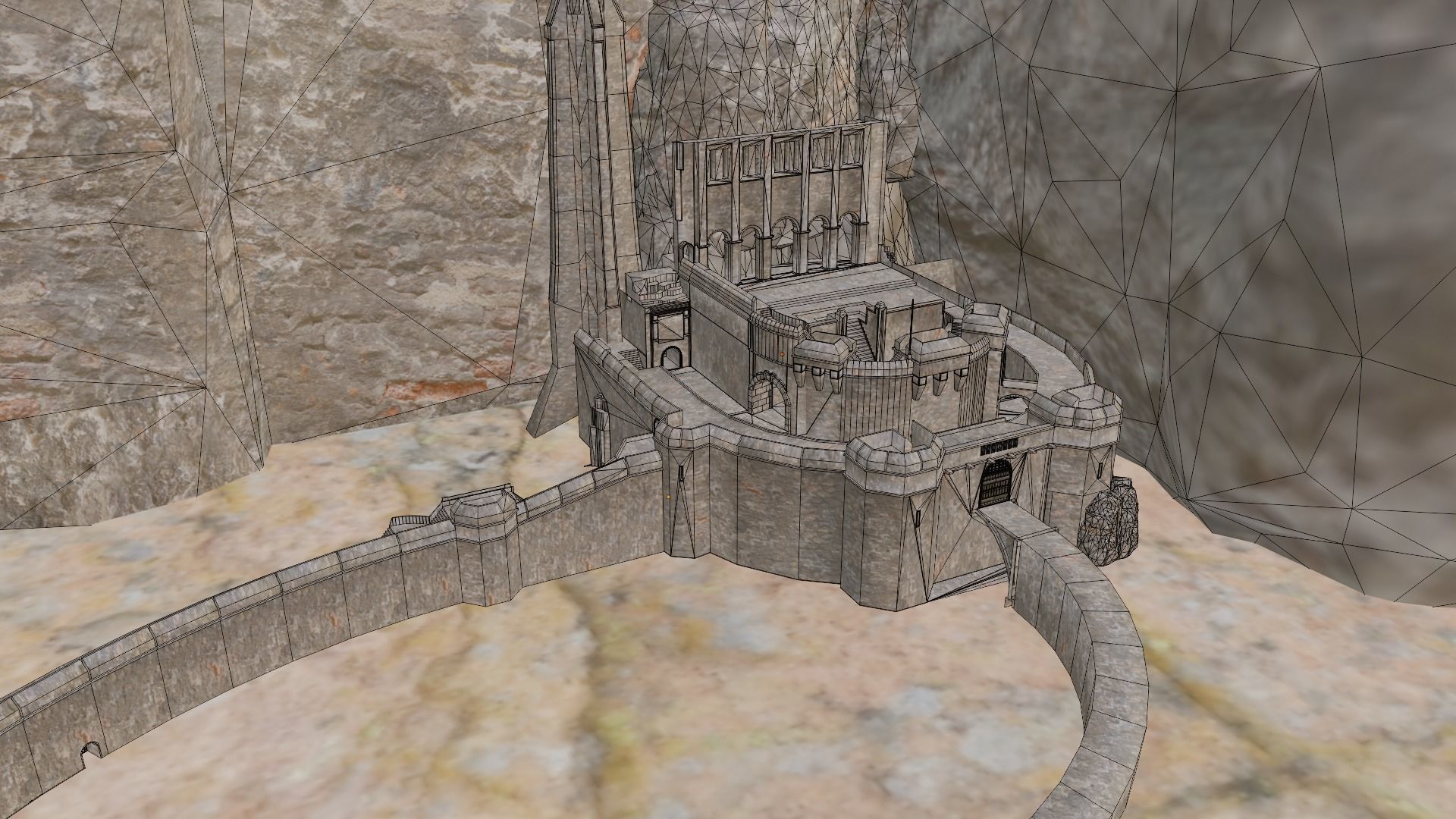 3D model Helms Deep the Lord of the Rings VR / AR / low-poly | CGTrader