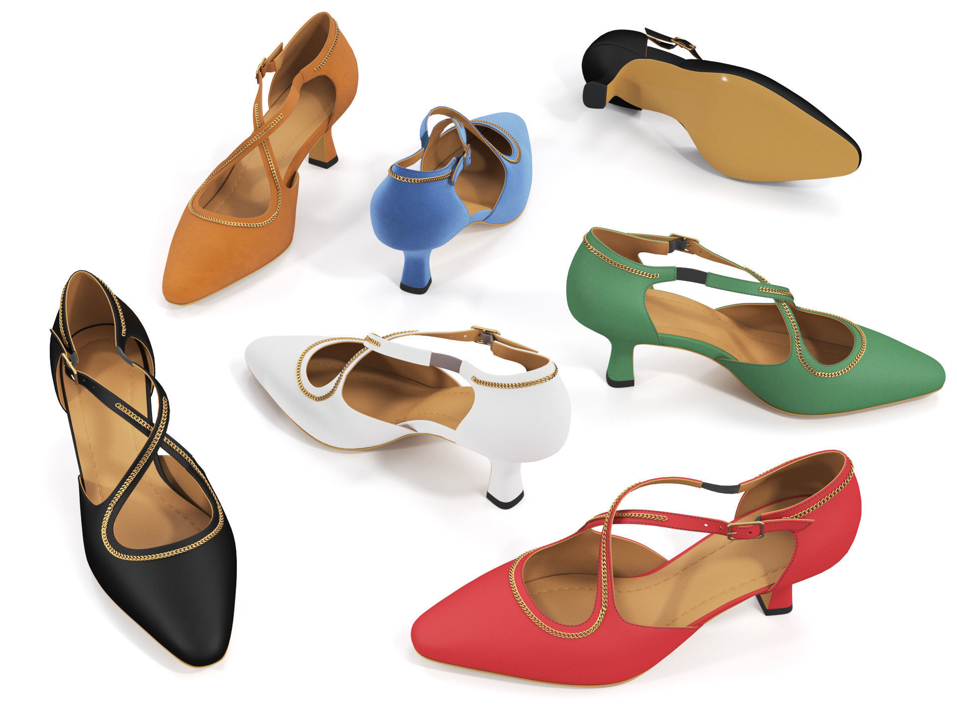 Womens Shoes 03 3D model | CGTrader