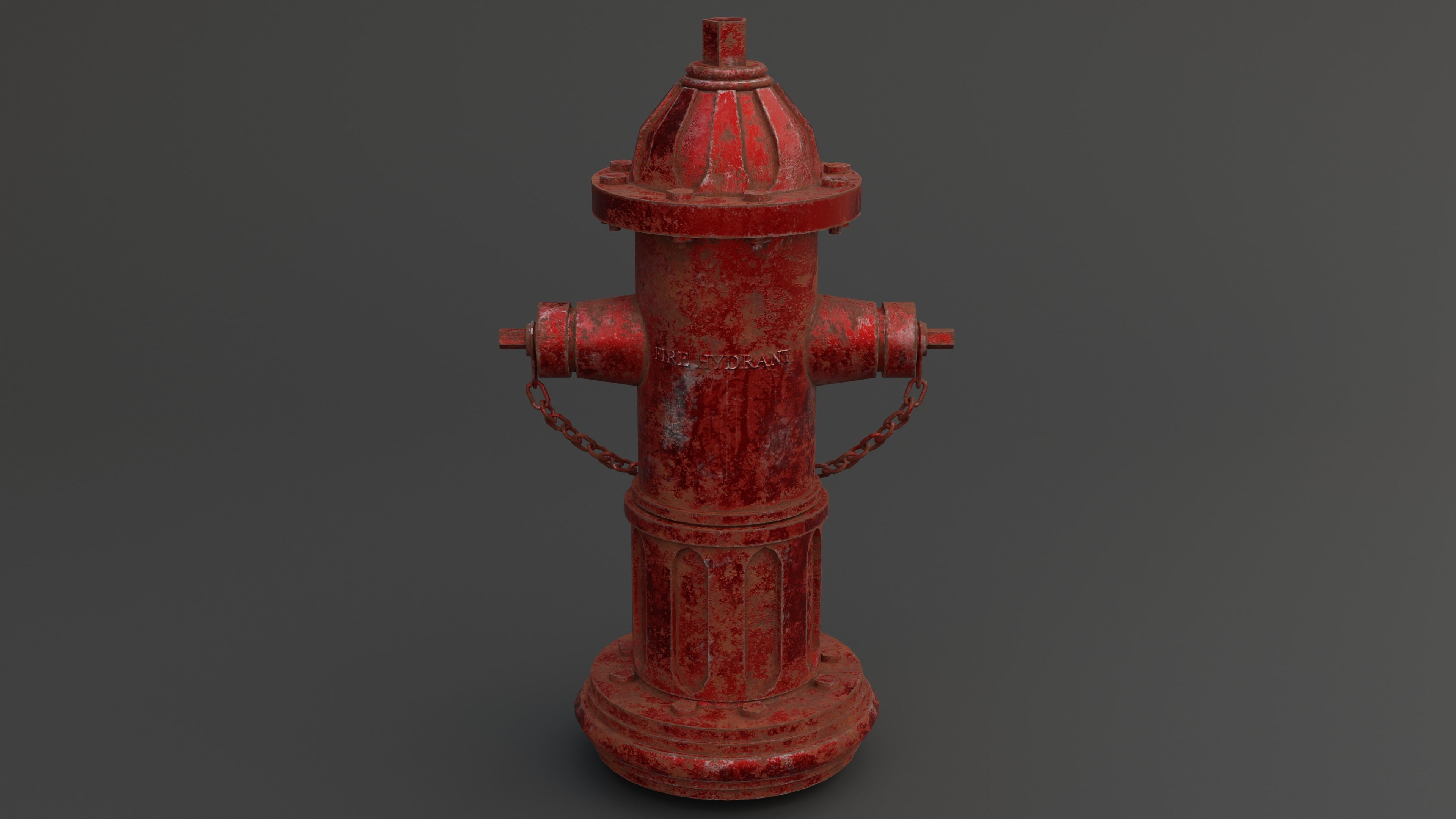 3D model Fire Hydrant Game Ready Clean And Dirty Textures VR / AR / low ...