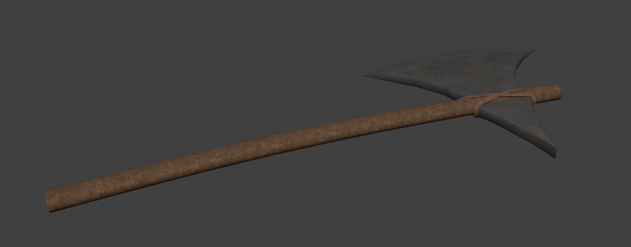 mid poly axe 3d model for game animation 3D model | CGTrader