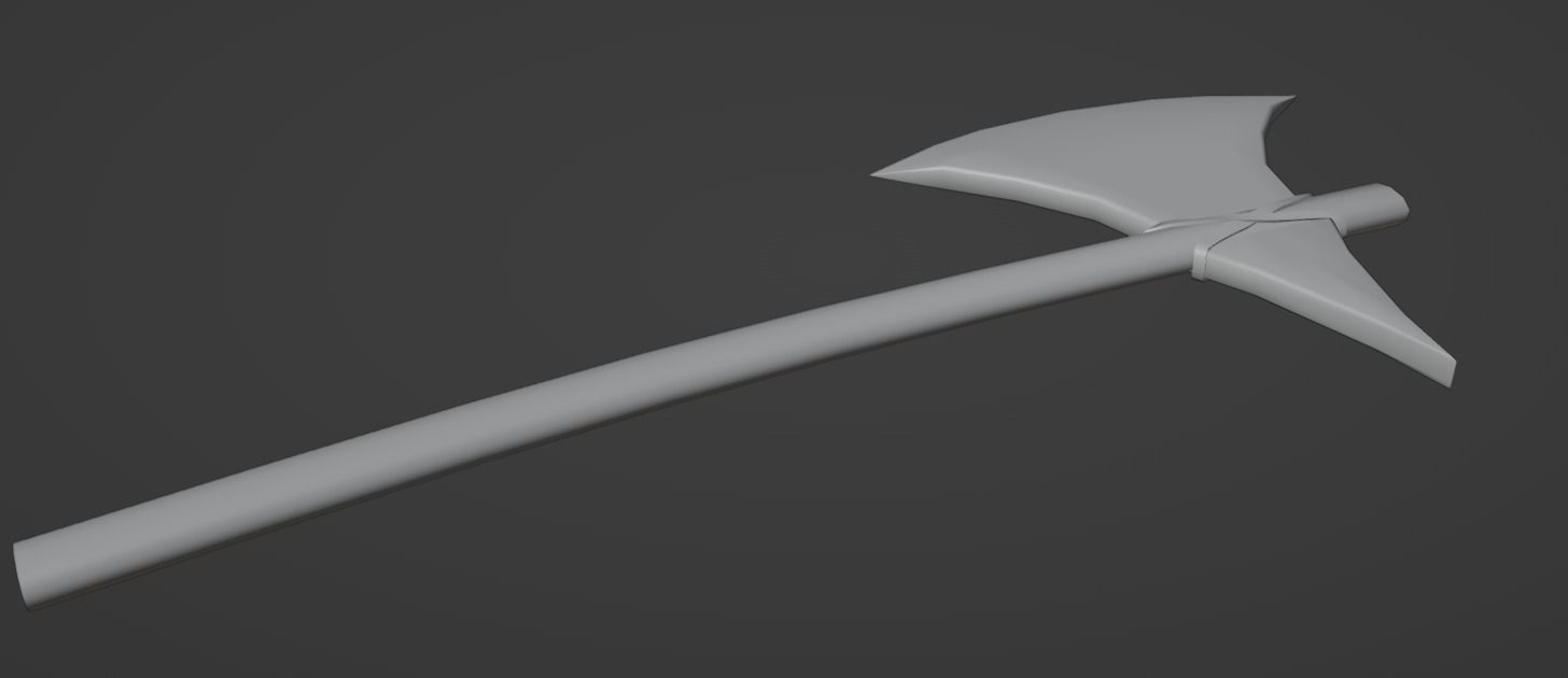 mid poly axe 3d model for game animation 3D model | CGTrader