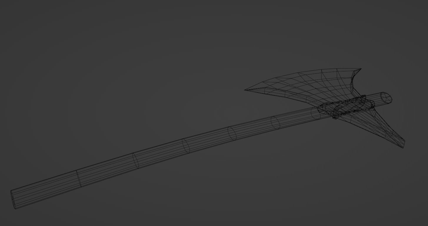 mid poly axe 3d model for game animation 3D model | CGTrader