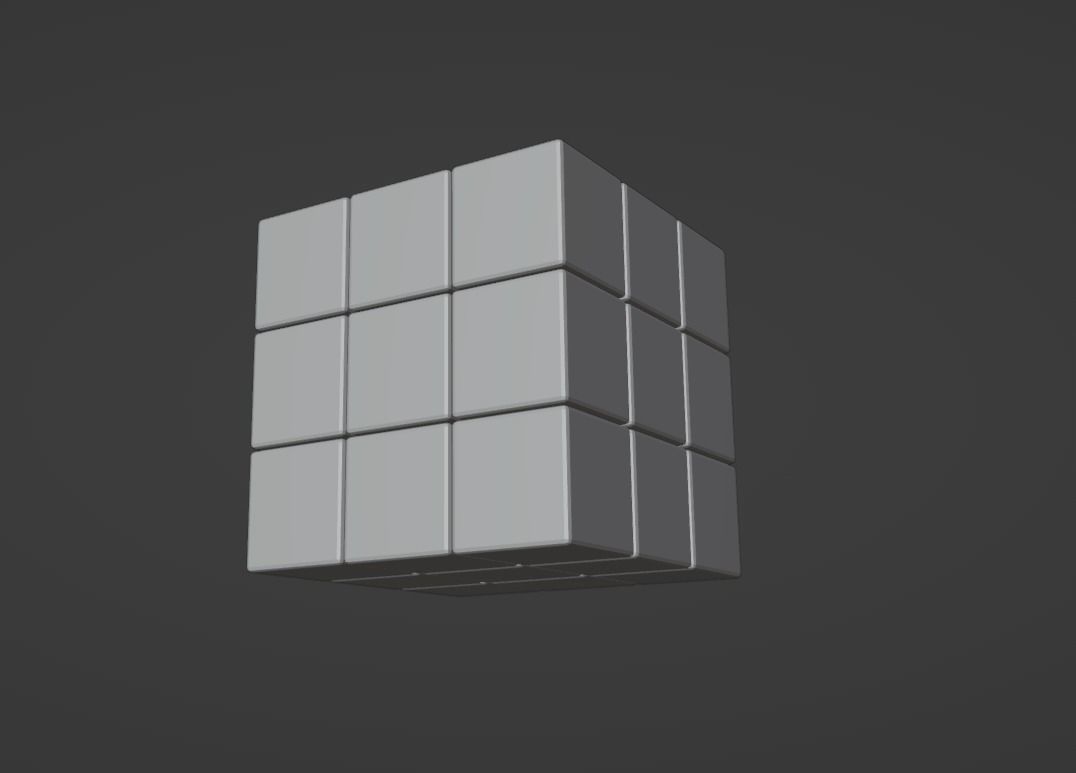 3D model low poly rubic cube VR / AR / low-poly | CGTrader