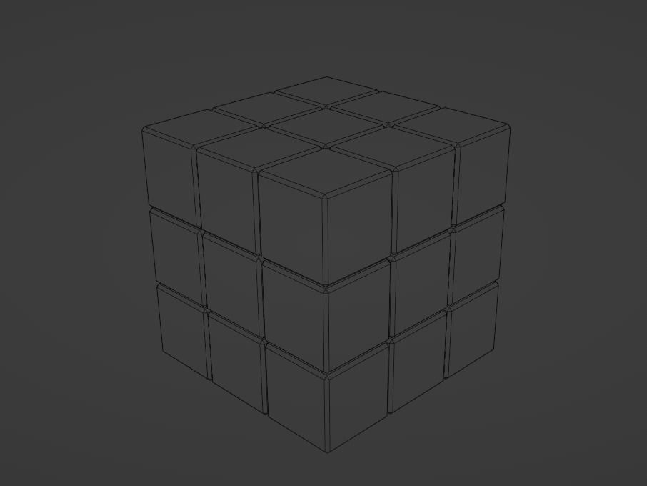 3D model low poly rubic cube VR / AR / low-poly | CGTrader