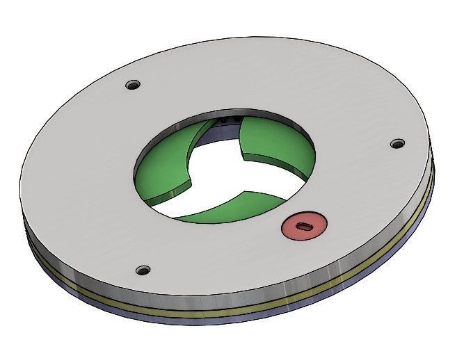 3DP3BLROD40A mechanical shutter Iris mechanism diy 3D model 3D ...
