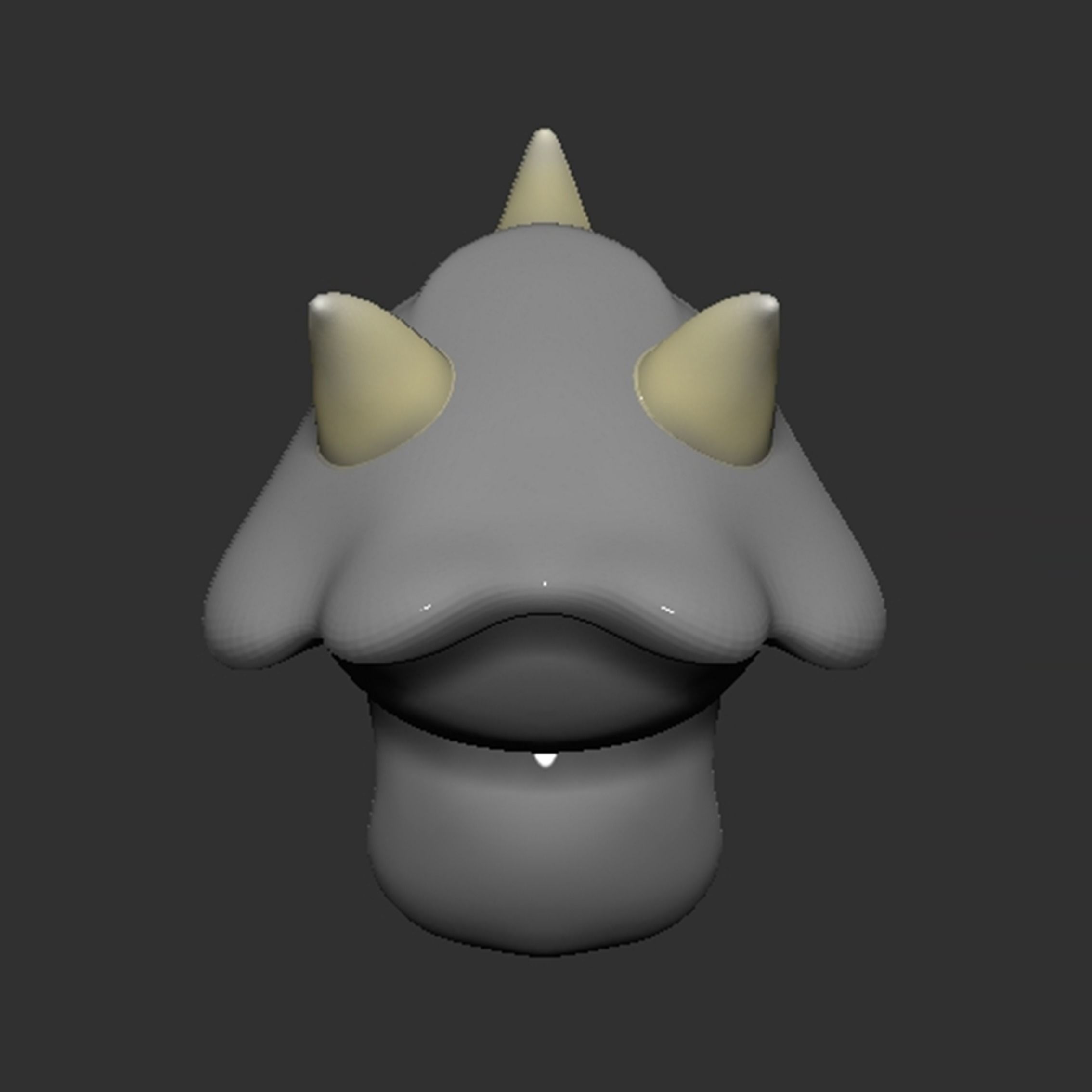 Reznor Mario Boss Closed Mouth 3D model 3D printable | CGTrader