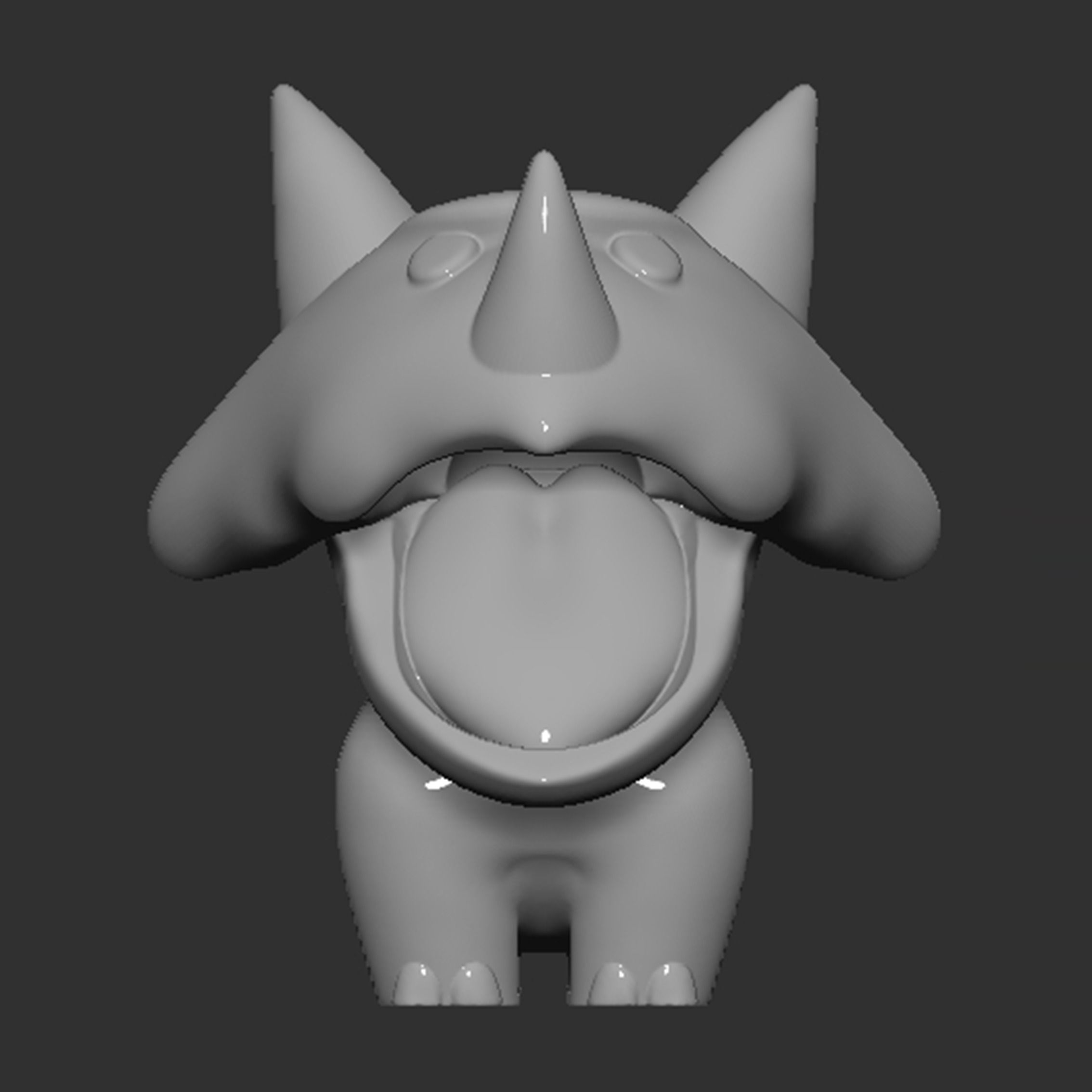 Reznor Mario Boss Open Mouth 3D model 3D printable | CGTrader