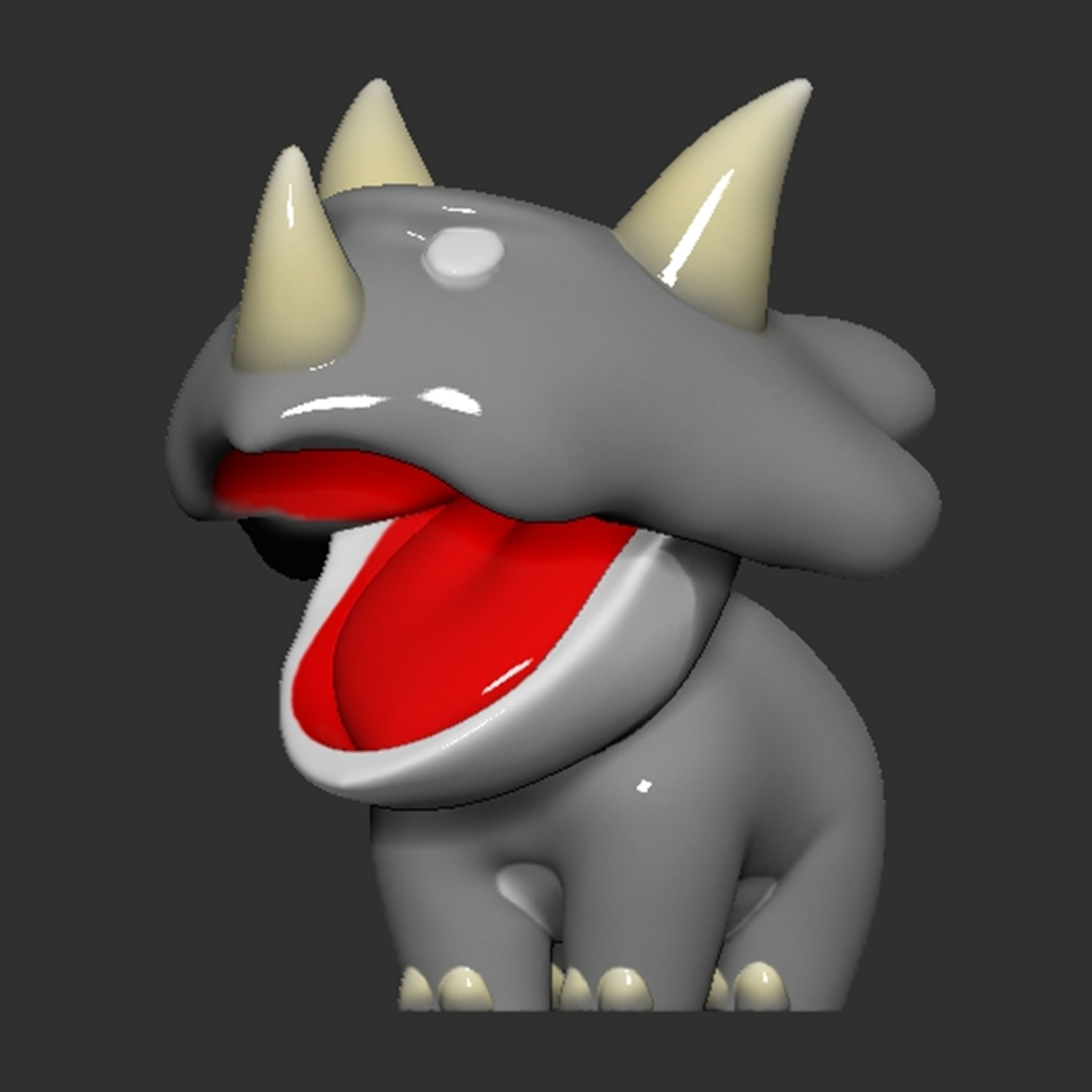 Reznor Mario Boss Open Mouth 3D model 3D printable | CGTrader