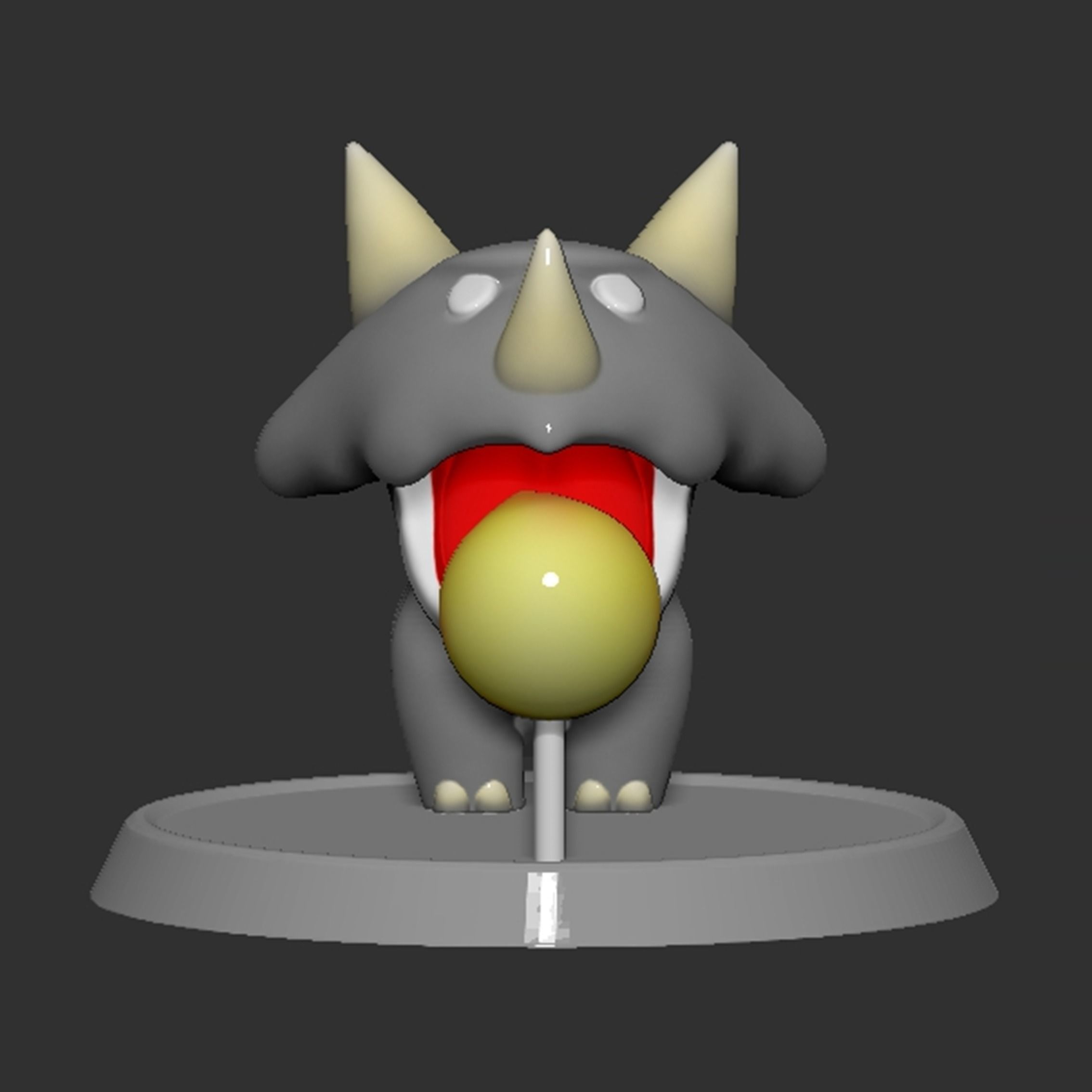 Reznor Mario Boss Open Mouth Fireball Based 3D model 3D printable ...