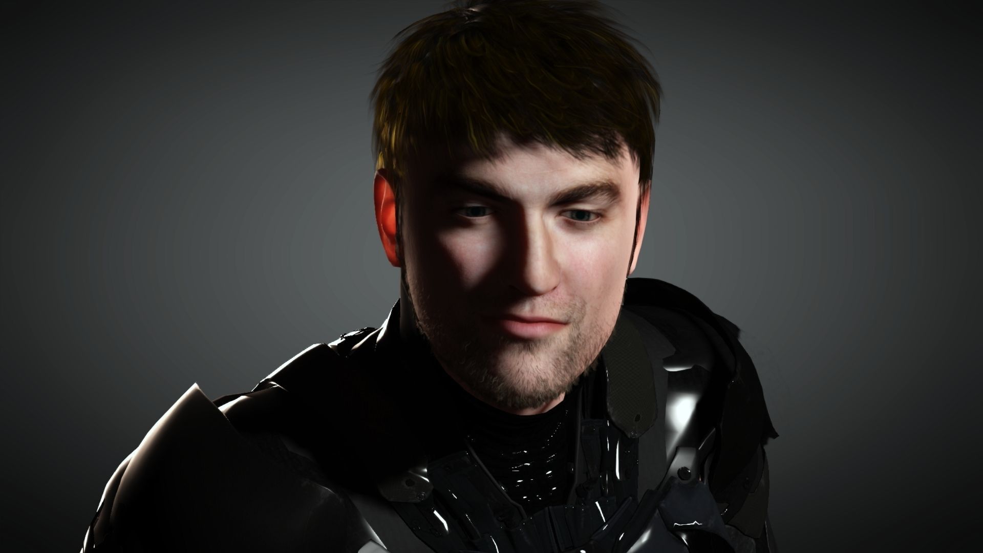 3D model Robert Pattinsons The Batman VR / AR / low-poly rigged ...