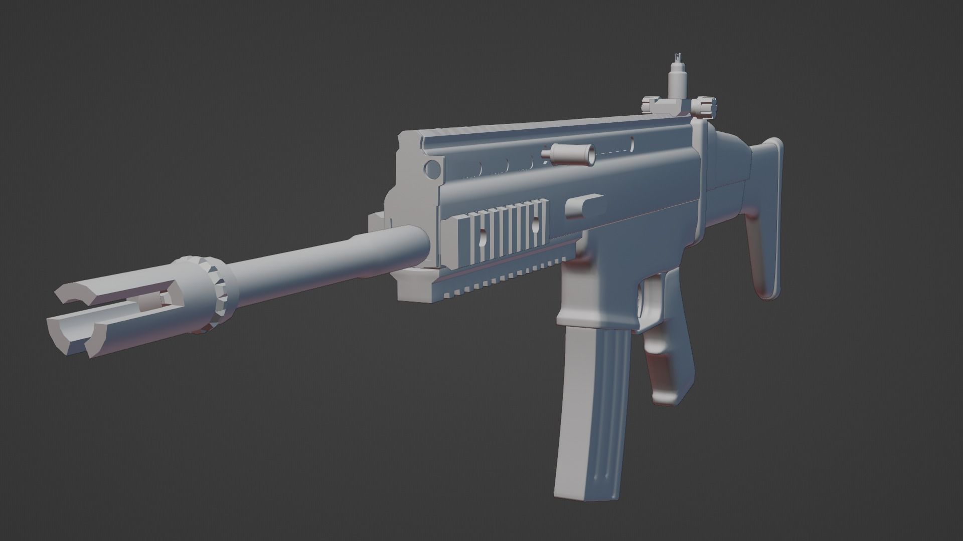 Fn SCAR 3D model | CGTrader