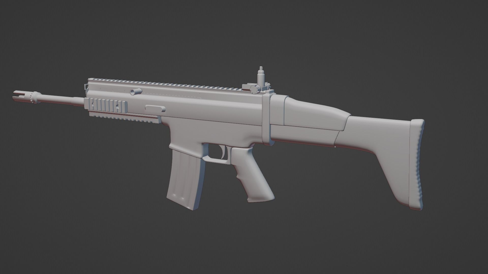 Fn SCAR 3D model | CGTrader