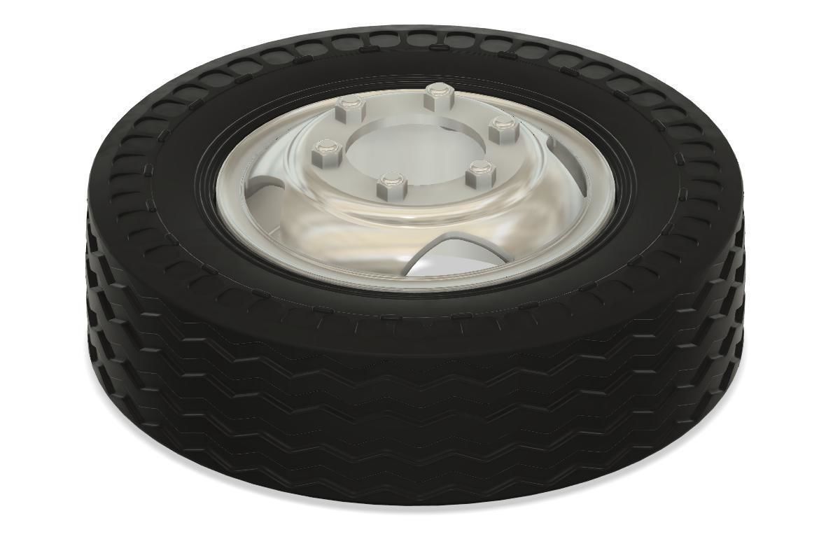 3D printable truck wheel set 3D model 3D printable | CGTrader