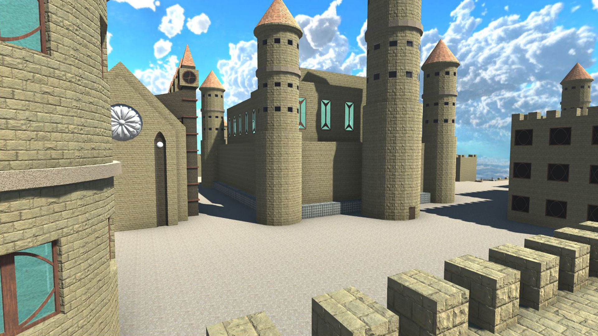 Medieval Castle free 3D model | CGTrader