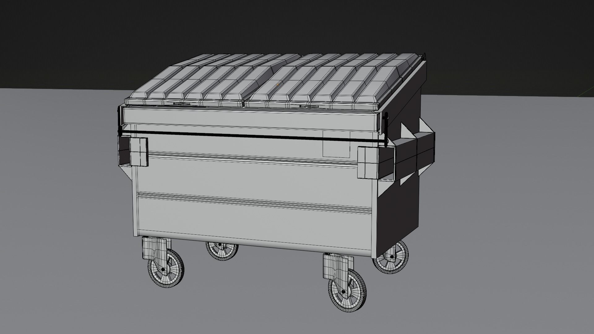 Aged Dumpster 3D model free 3D model | CGTrader