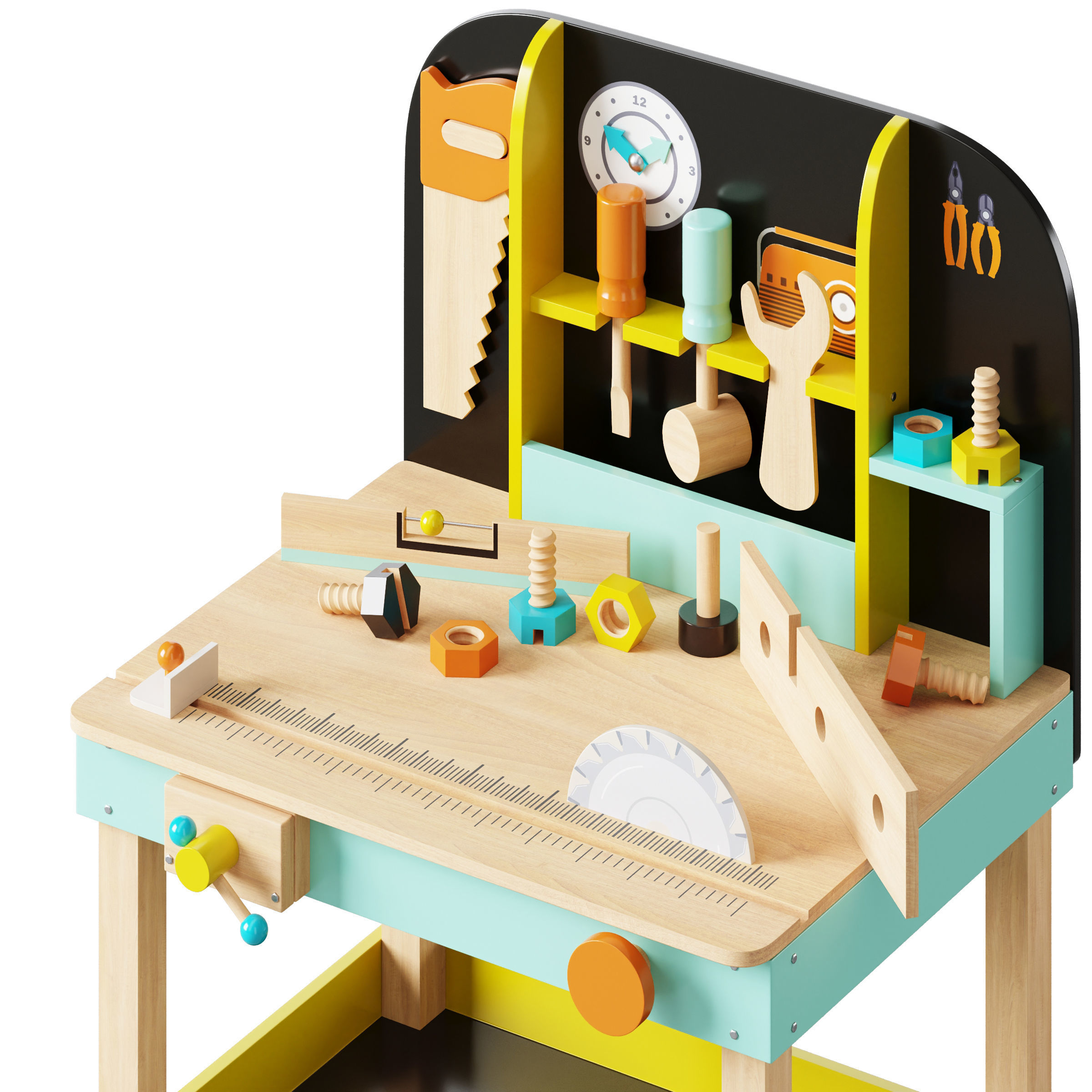 Play set Large workbench with tools by Le Toy Van 3D model | CGTrader