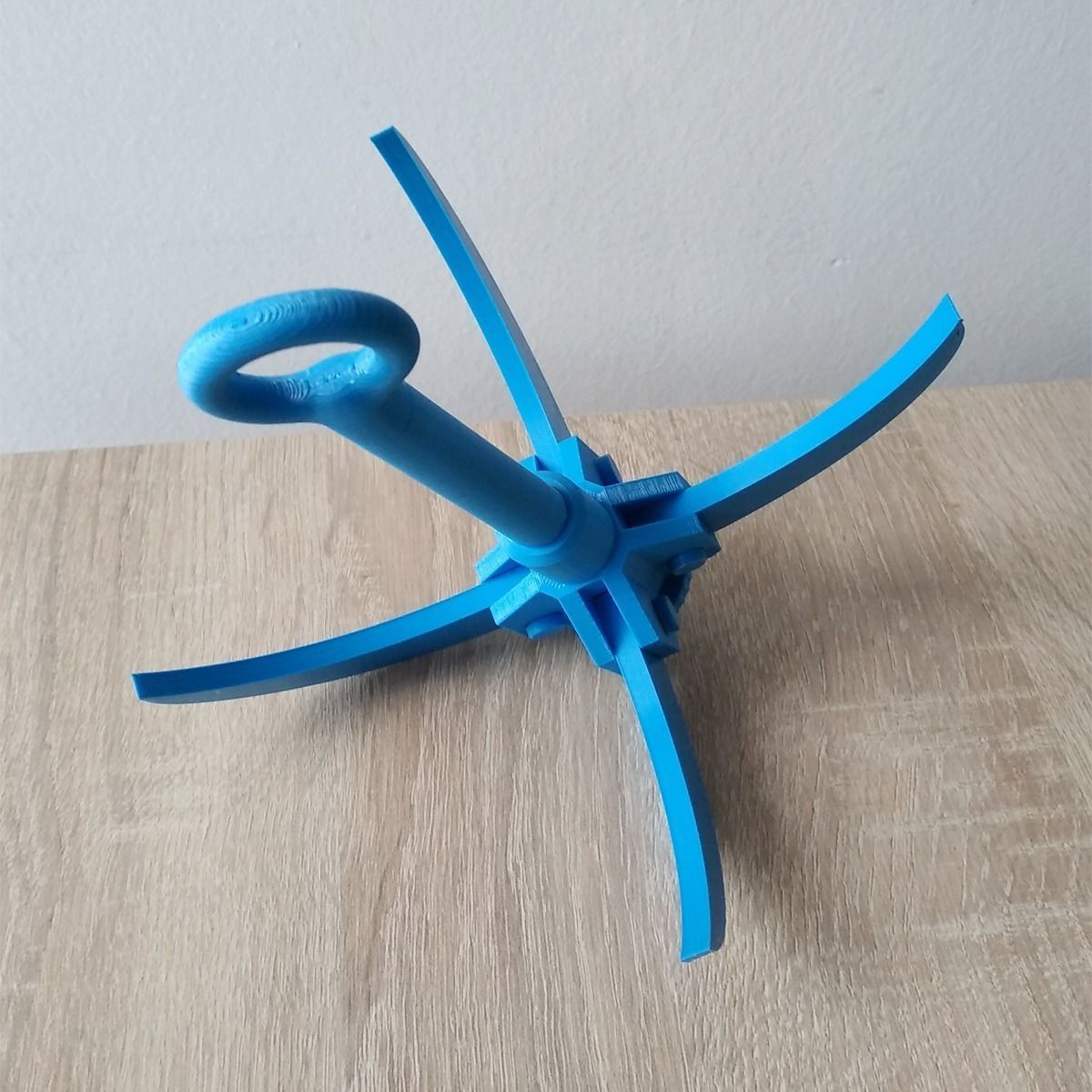 Printable Grappling Hook 3D model 3D printable | CGTrader