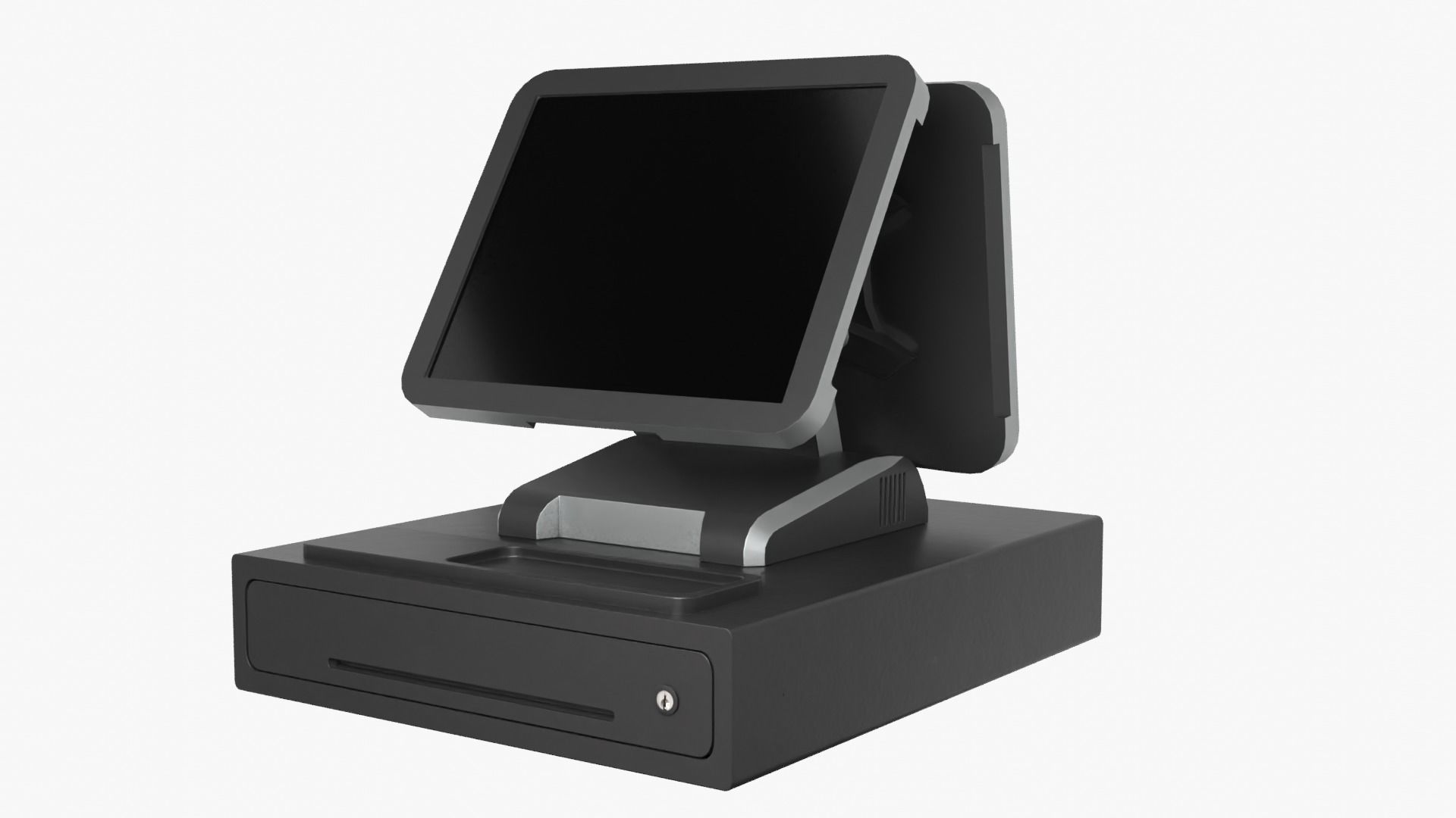 3D model Pos Dual Screen VR / AR / low-poly | CGTrader