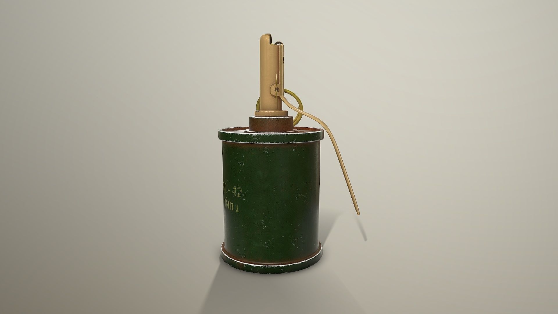 RG42 Grenade 3D model 3D model | CGTrader