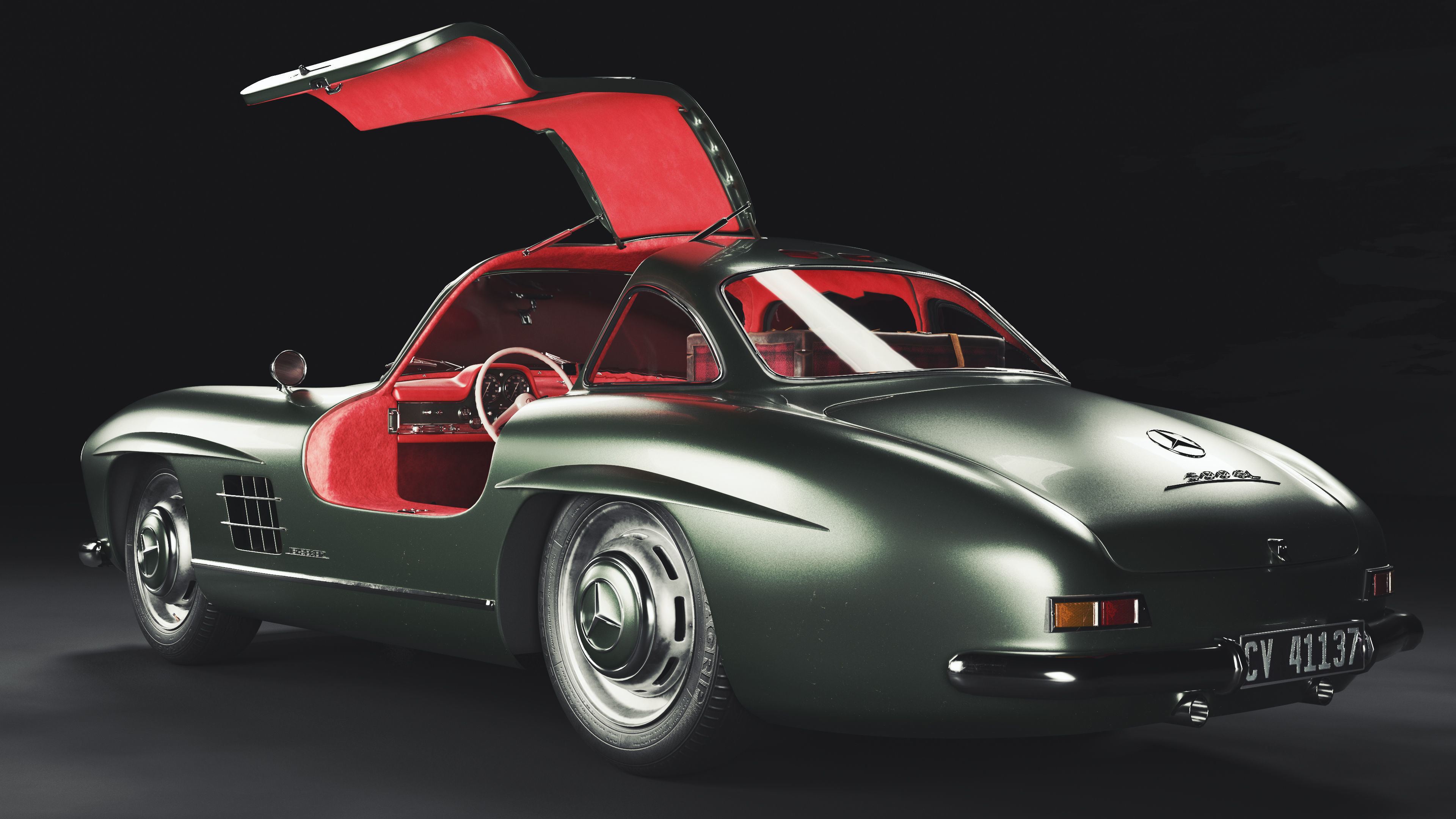 Car Mercedes SL 300 3D model | CGTrader