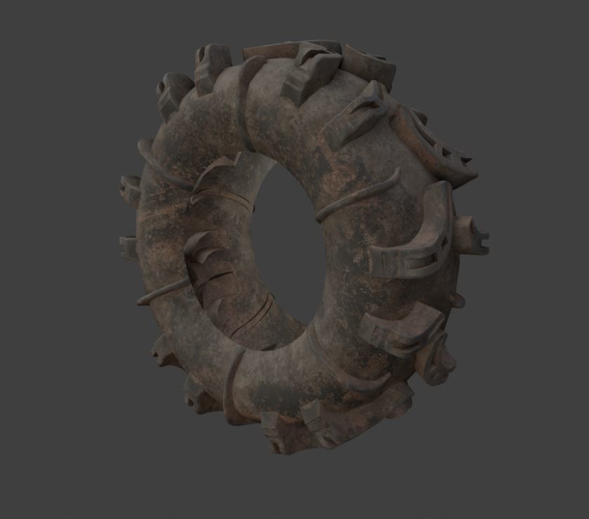 GORILLA SILVERBACK ATV TIRE 3D model | CGTrader