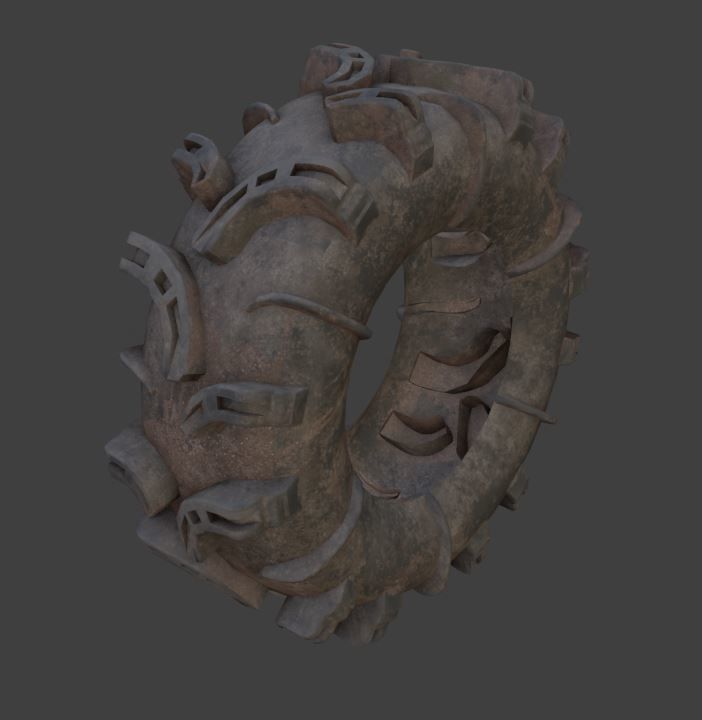 GORILLA SILVERBACK ATV TIRE 3D model | CGTrader