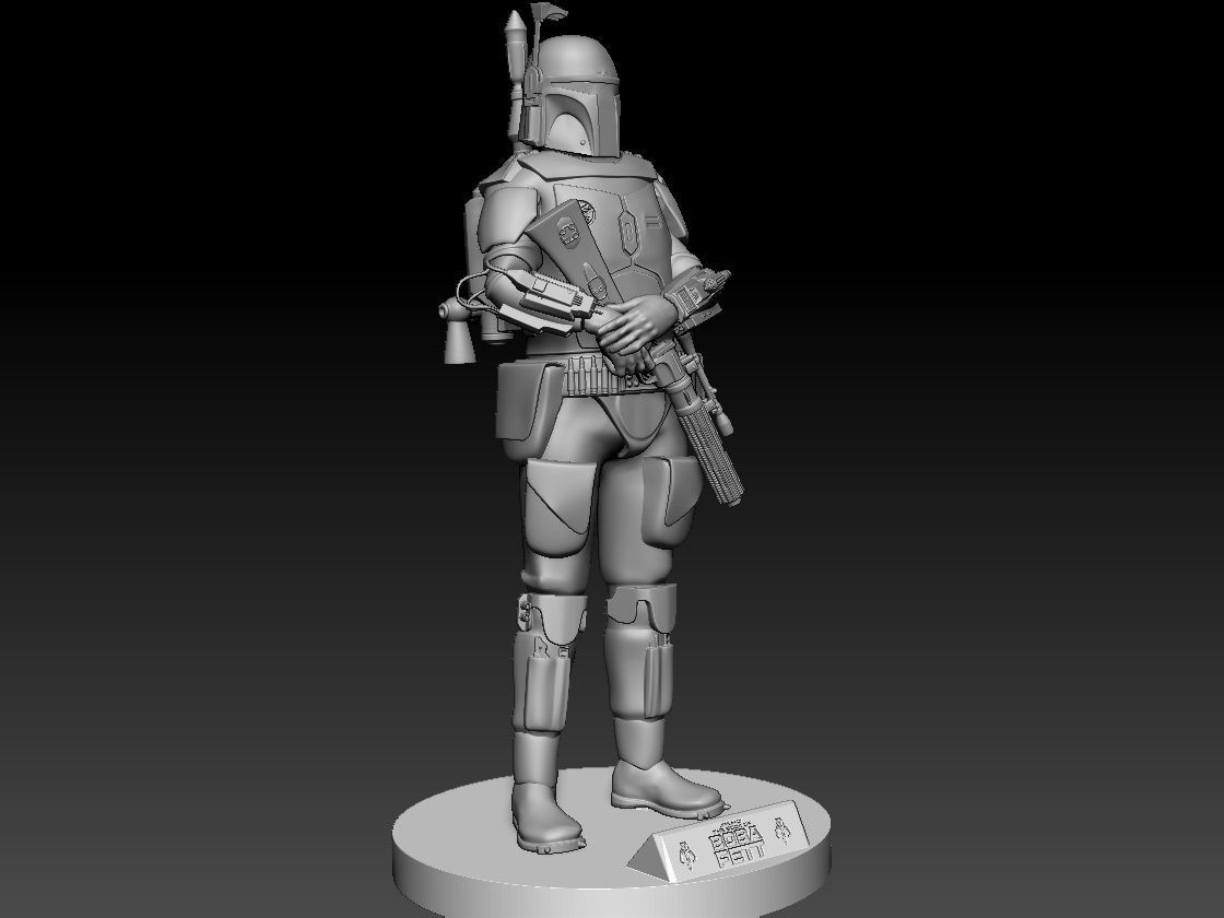 Boba Fett - The Book of Boba Fett - Star Wars 3D model 3D printable ...