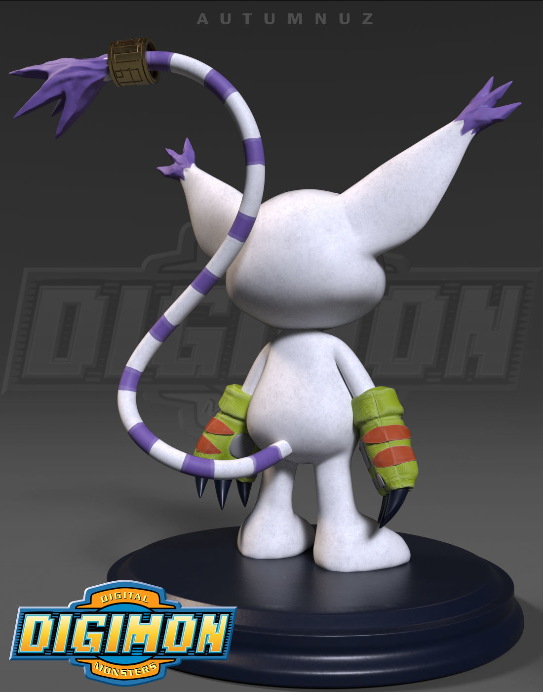 GATOMON DIGIMON 2x1 3D model 3D printable | CGTrader