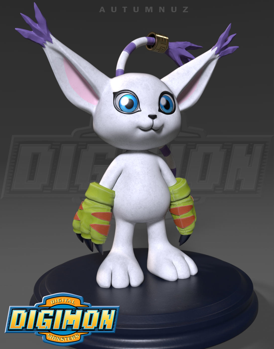 GATOMON DIGIMON 2x1 3D model 3D printable | CGTrader