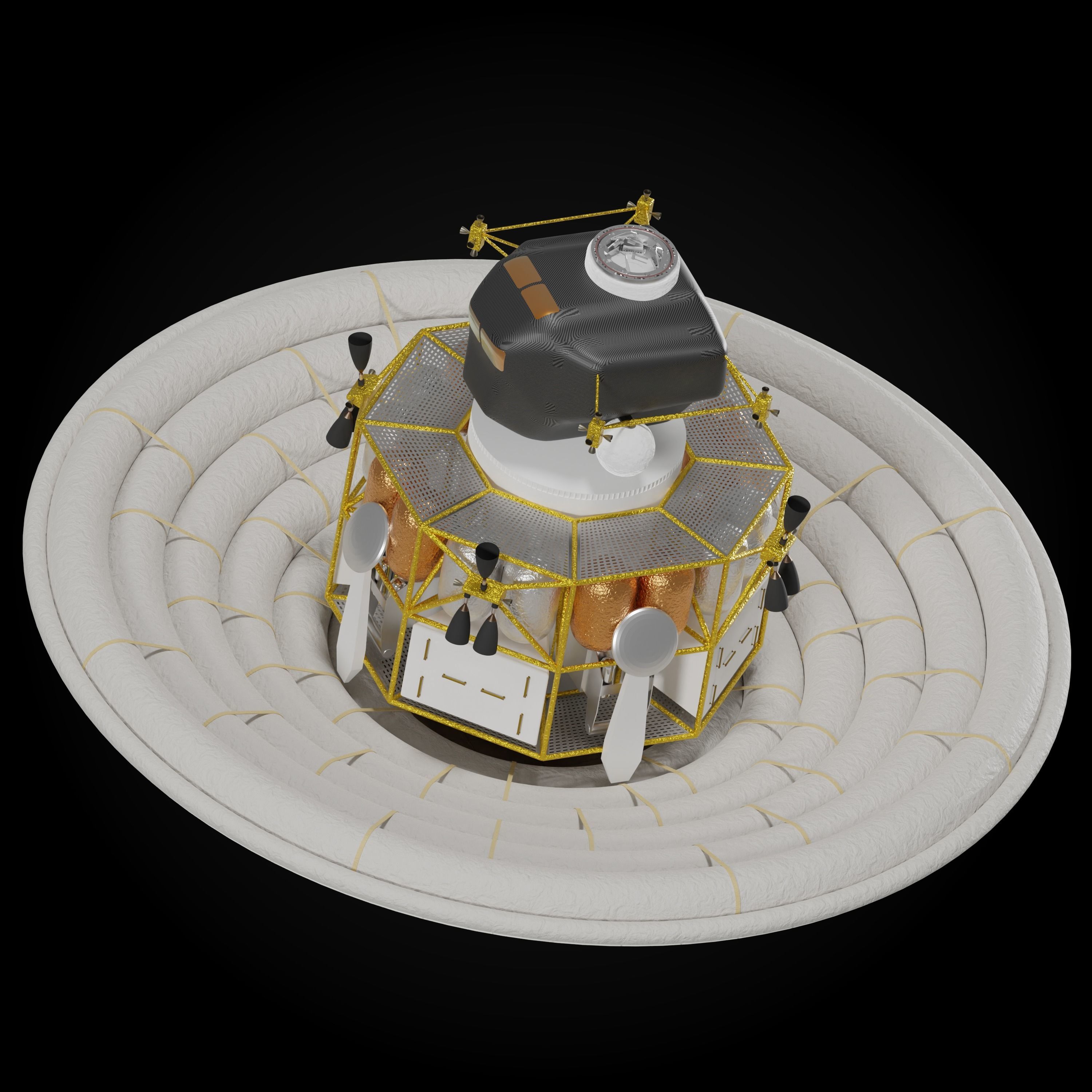 Boeing 2014 Mars Lander 3D model | CGTrader