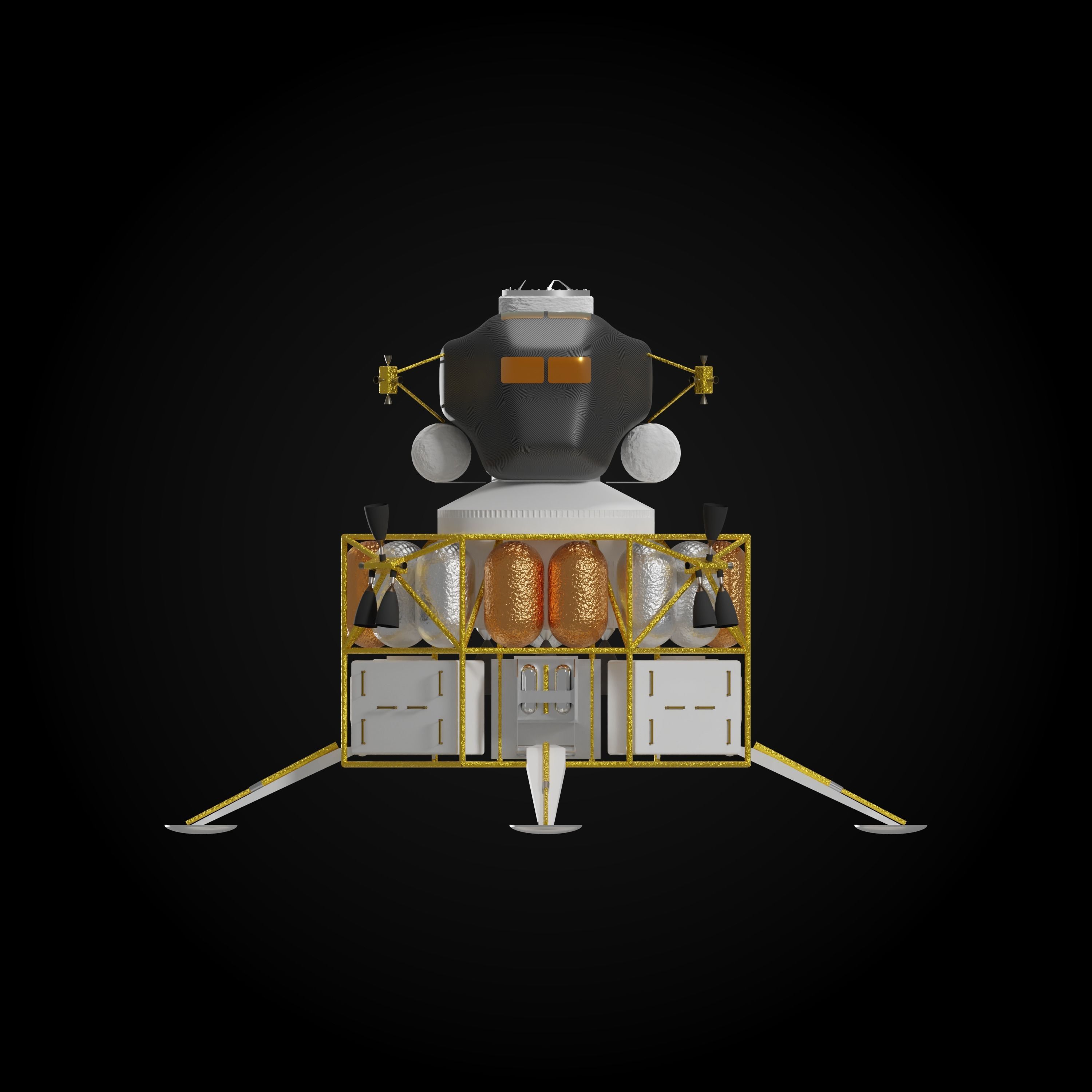 Boeing 2014 Mars Lander 3D model | CGTrader