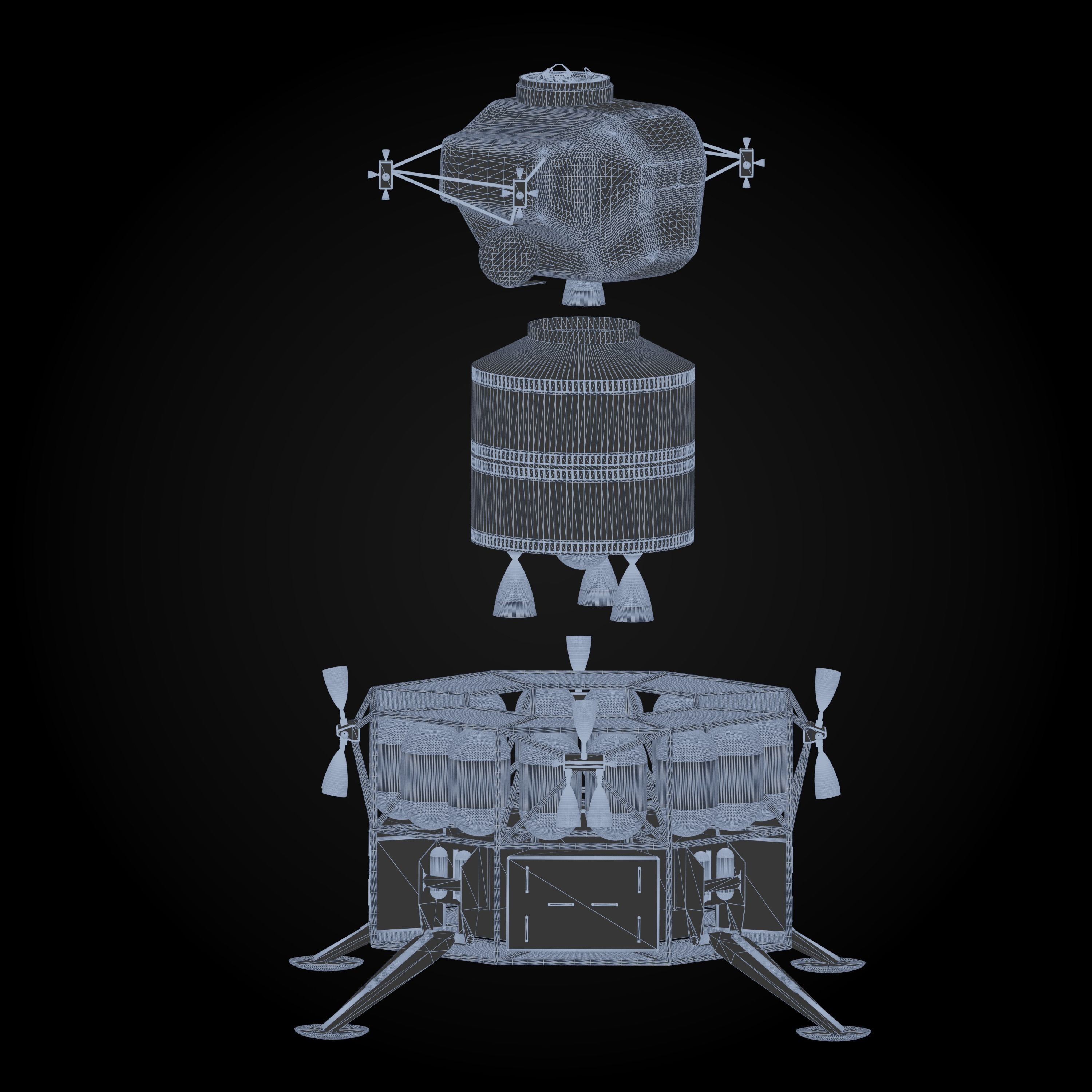 Boeing 2014 Mars Lander 3D model | CGTrader