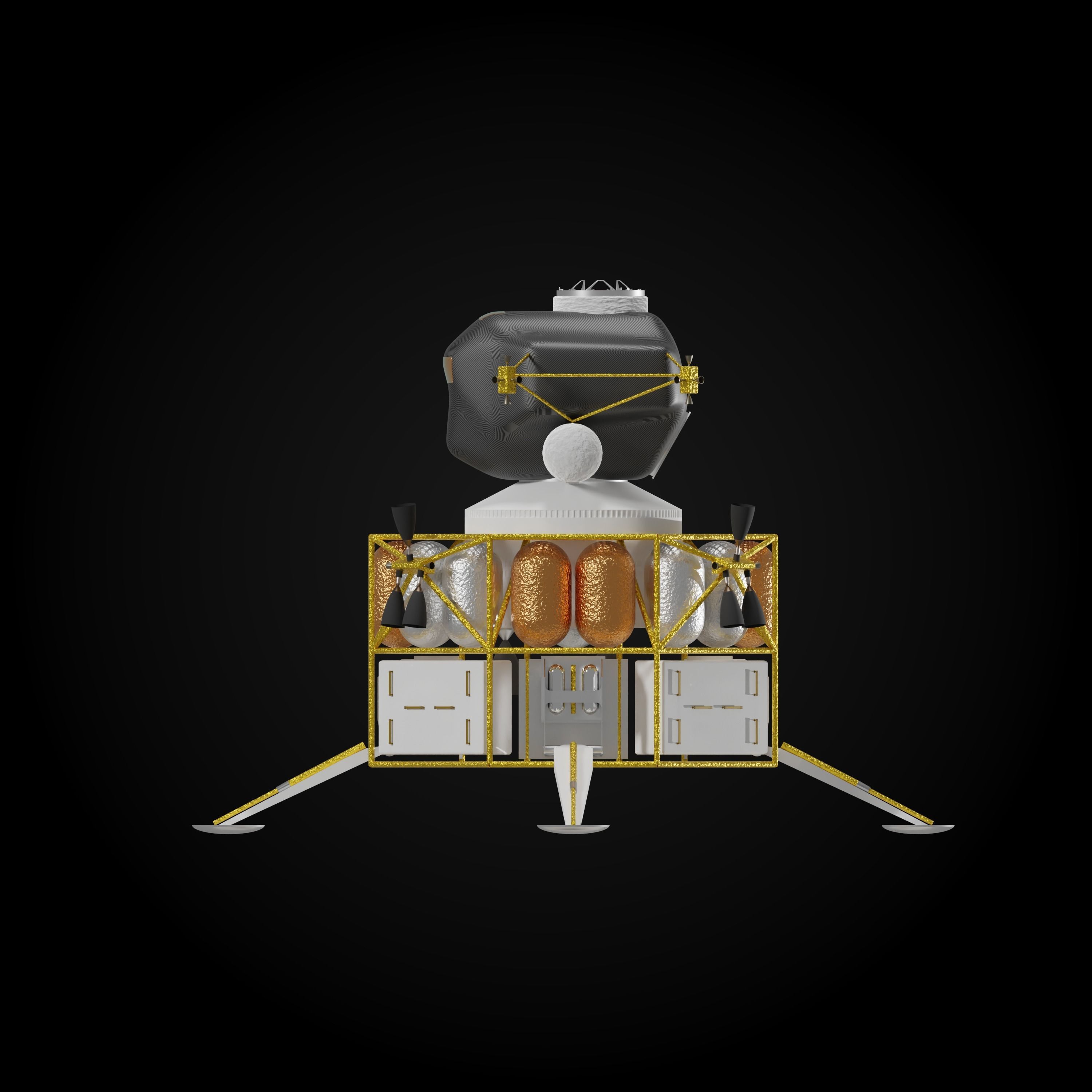 Boeing 2014 Mars Lander 3D model | CGTrader