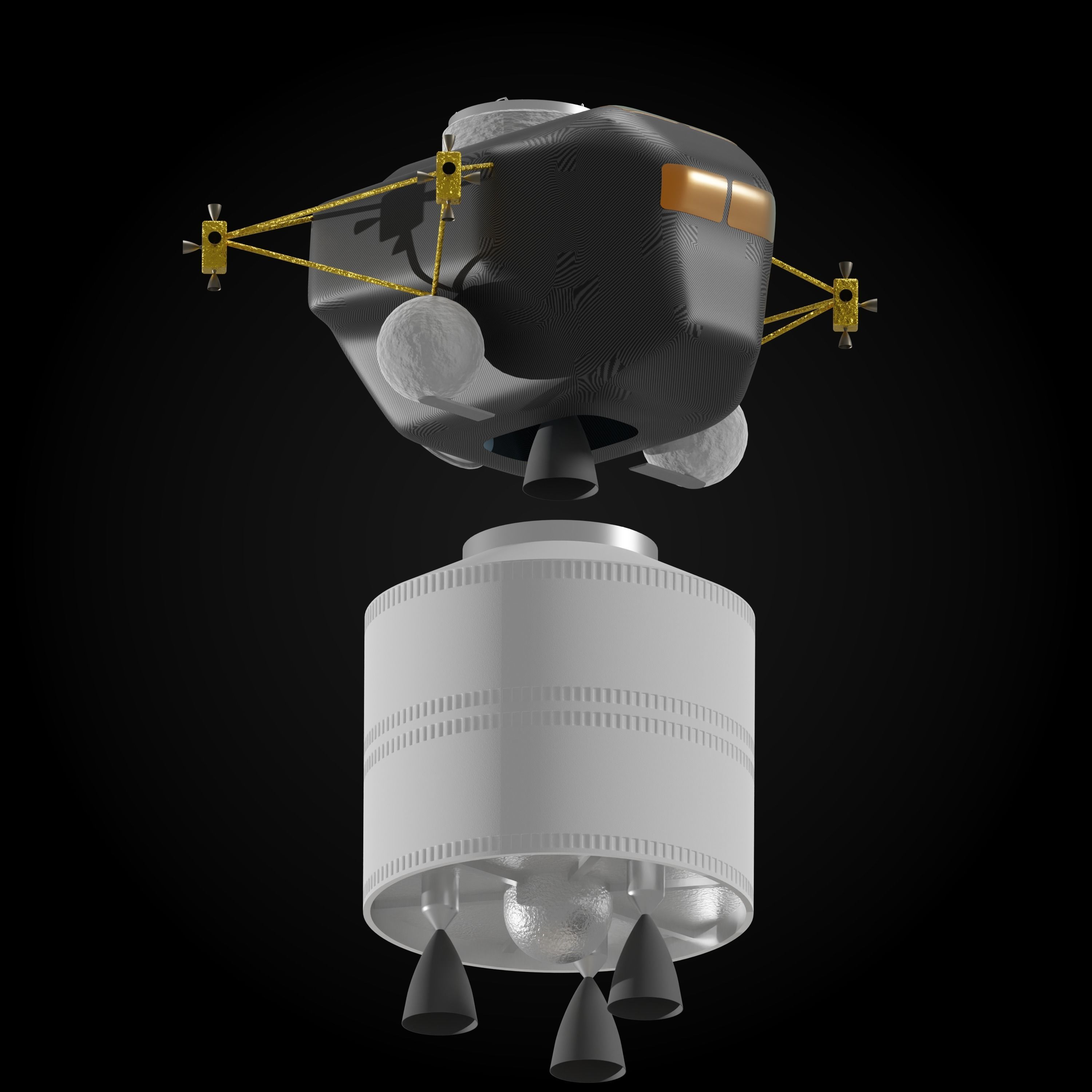 Boeing 2014 Mars Lander 3D model | CGTrader