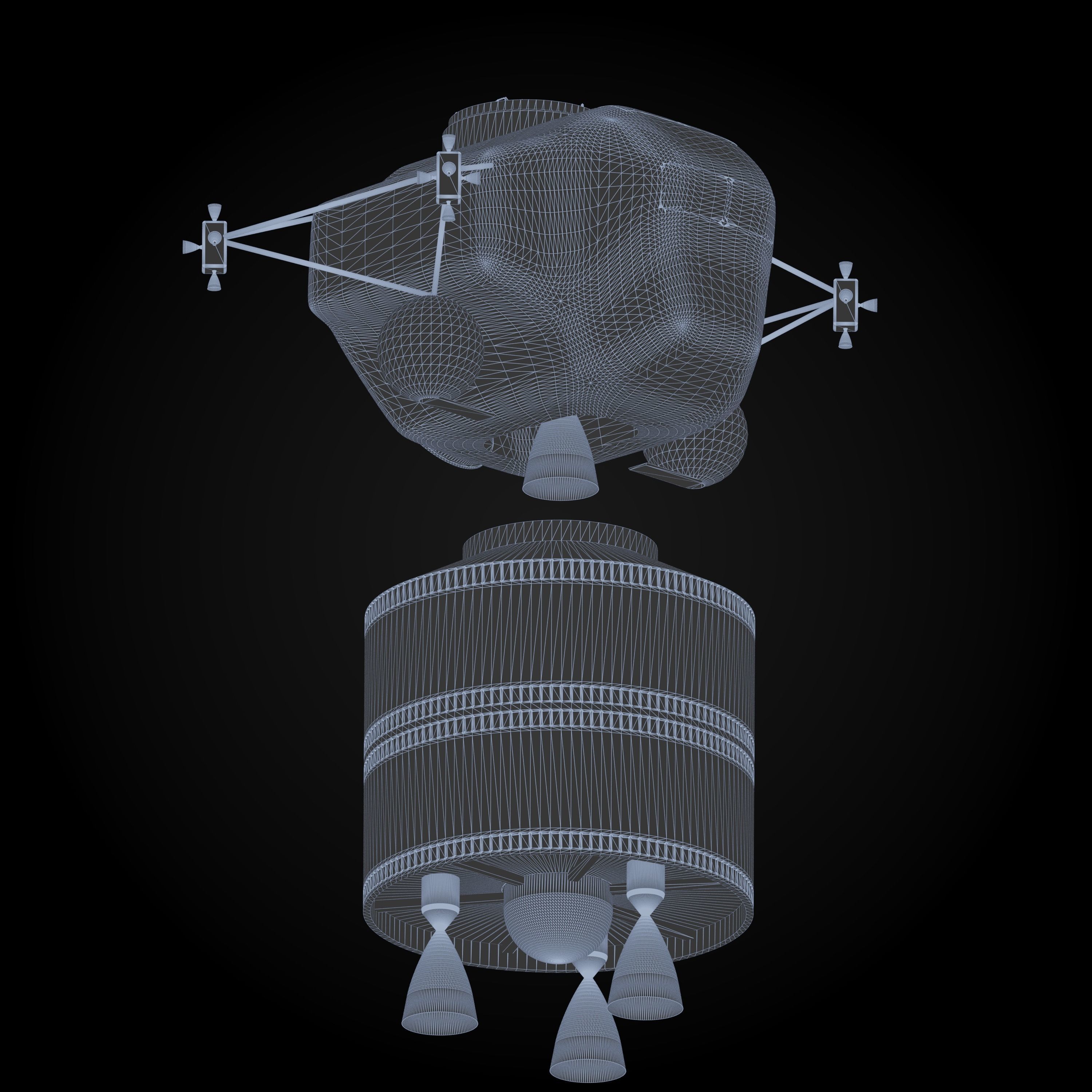 Boeing 2014 Mars Lander 3D model | CGTrader