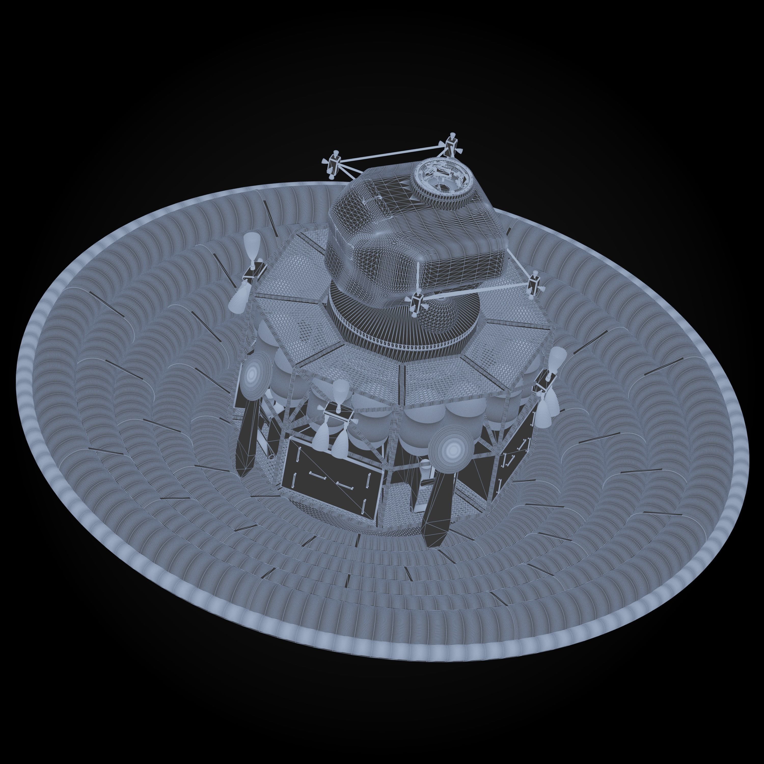 Boeing 2014 Mars Lander 3D model | CGTrader