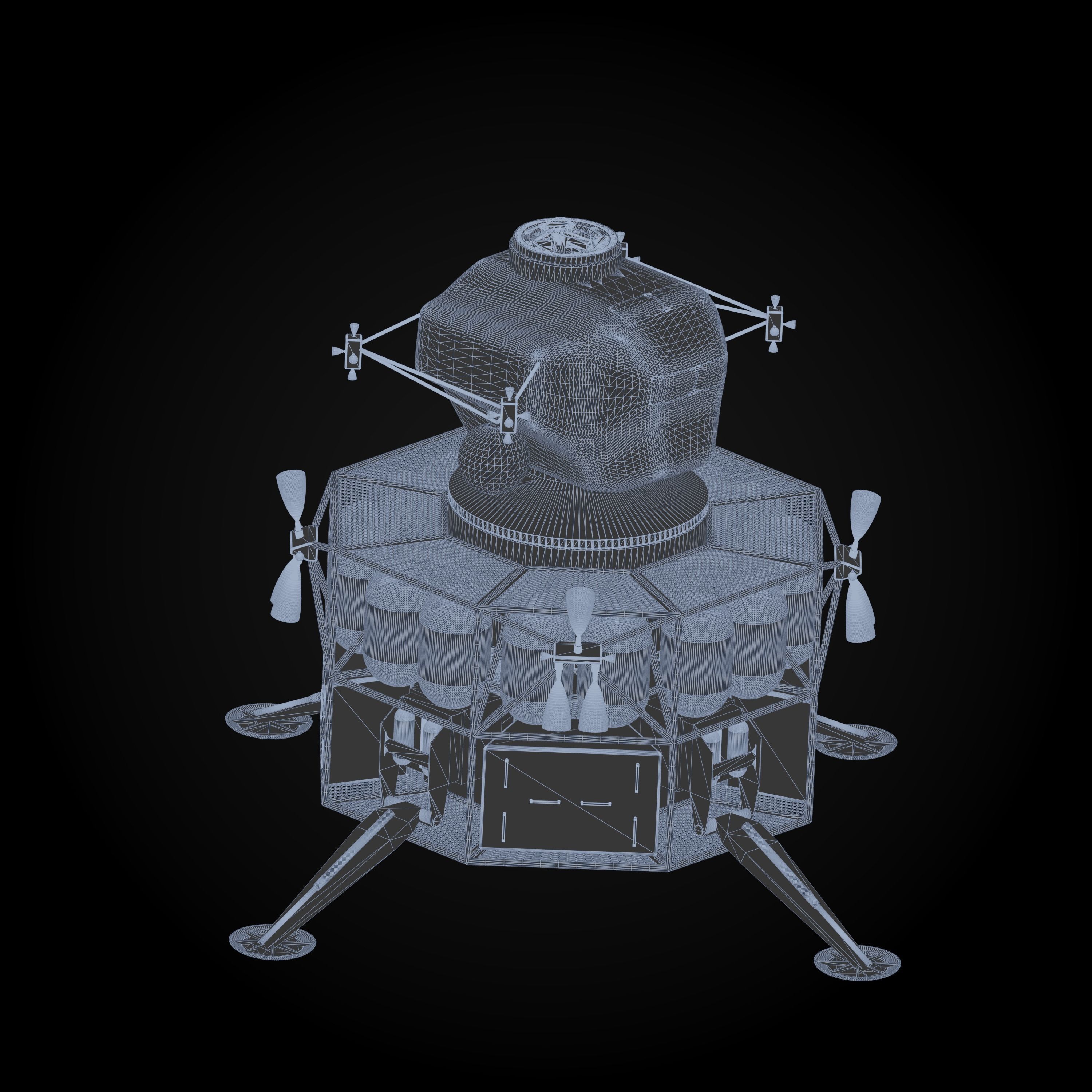 Boeing 2014 Mars Lander 3D model | CGTrader