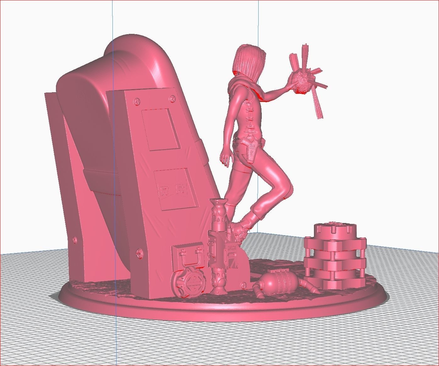 Android 17 Korean version of fan art 3D print model free 3D model 3D ...