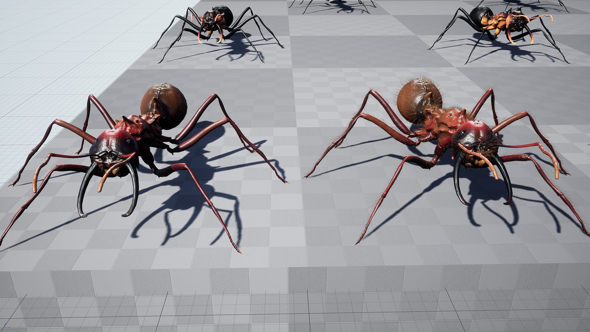 3D model Low poly Model of the character Ant Soldier VR / AR / low-poly ...