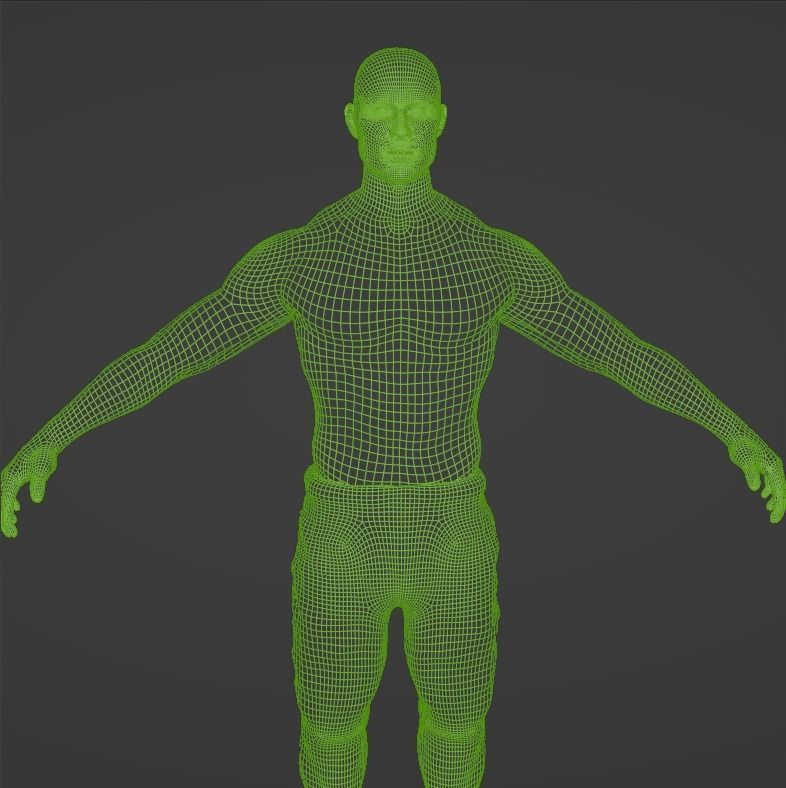 Basic Male Character 3D model | CGTrader