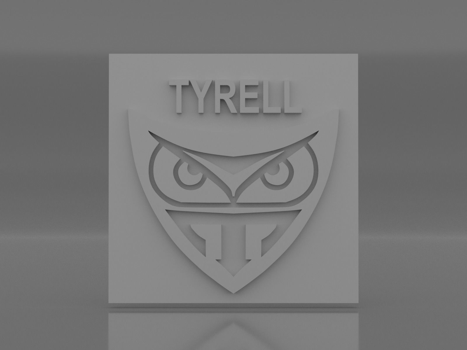 tyrell corp logo free 3D model 3D printable | CGTrader