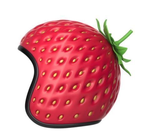 Strawberry Helmet 3D model | CGTrader