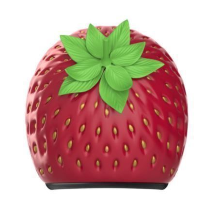 Strawberry Helmet 3D model | CGTrader