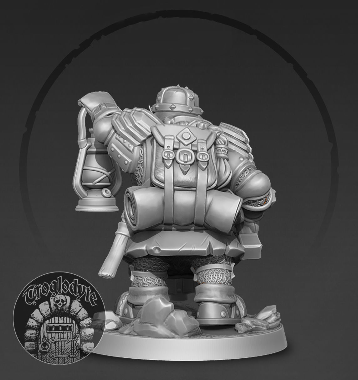Dwarf miner 3D model 3D printable | CGTrader