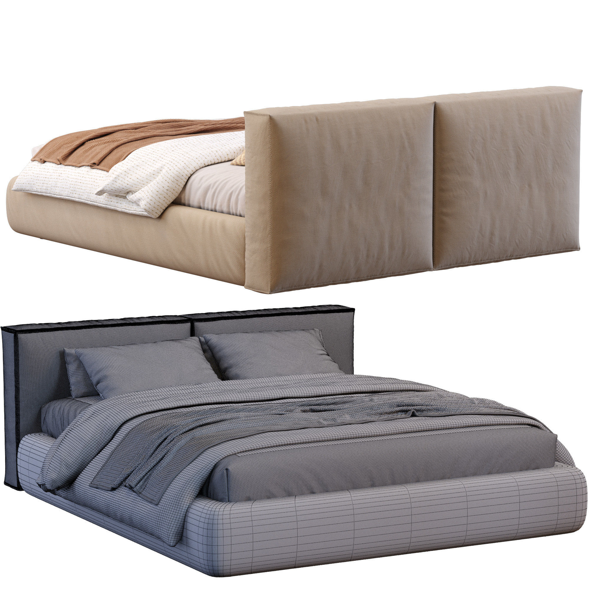 Bed Boca Lomo 3D model | CGTrader