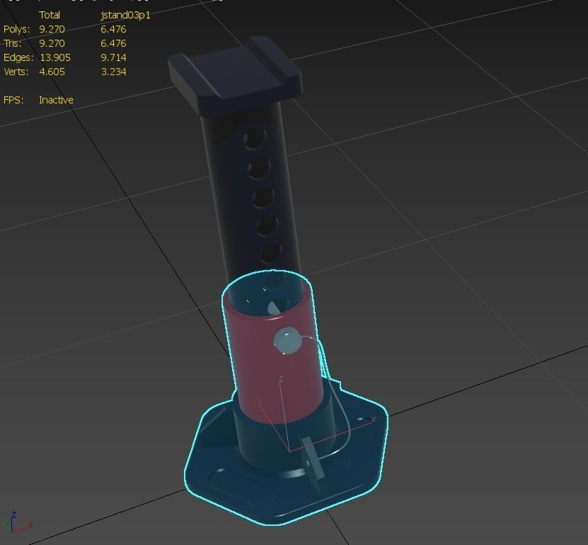 3D model Jack Stand M3 VR / AR / low-poly | CGTrader