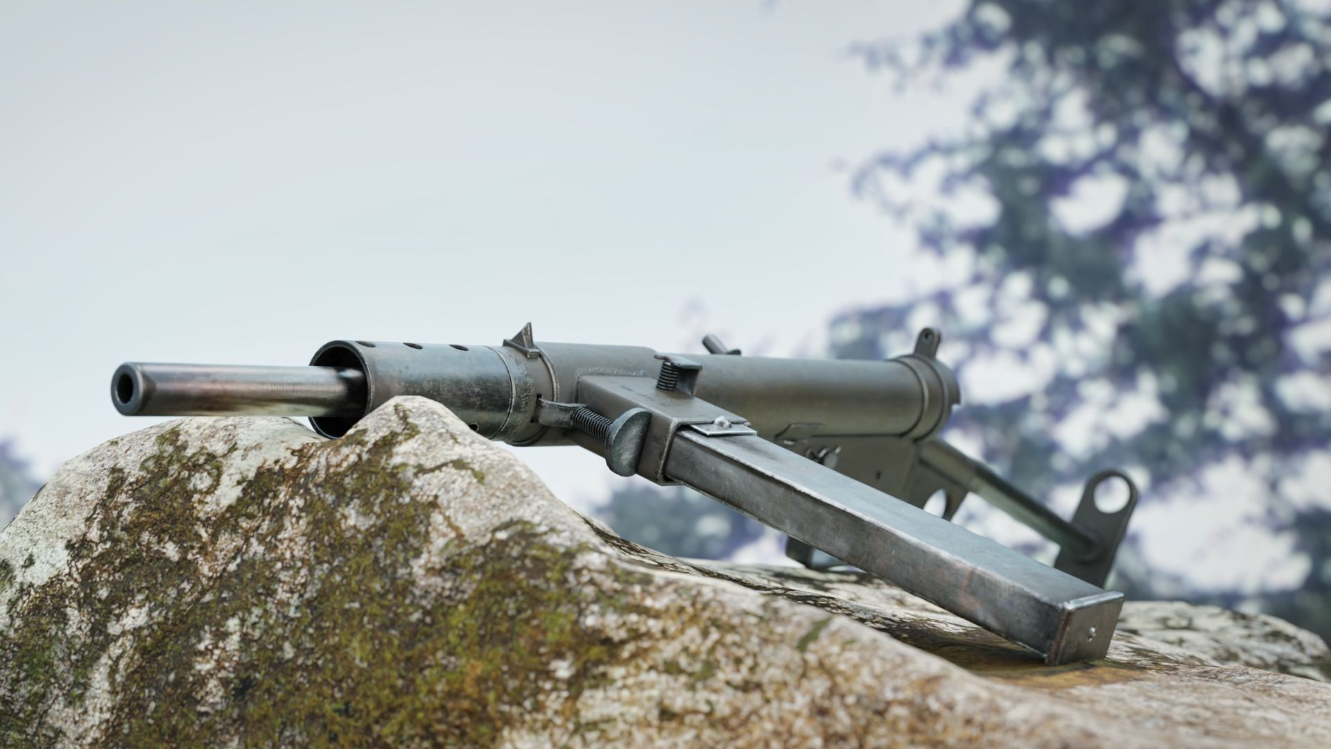 3D model Game ready model Sten Mk II VR / AR / low-poly | CGTrader